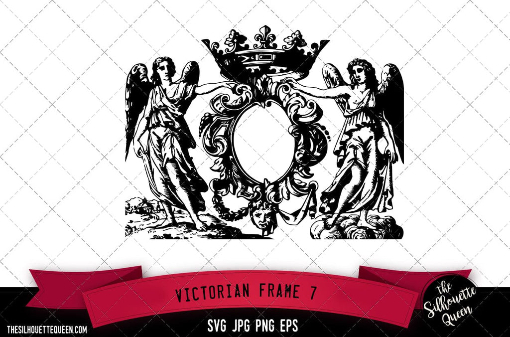 Victorian Frame (7) SVG -Vector Art Commercial & Personal Use- Cricut ...