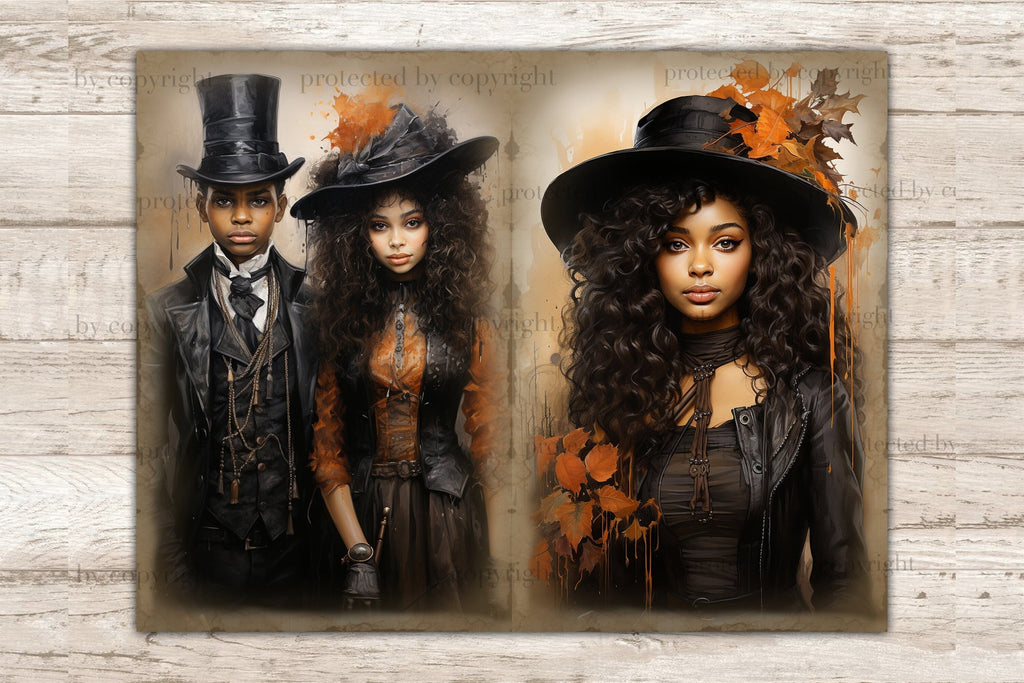 Victorian Junk Journal Kit | Autumn Instant Download - So Fontsy