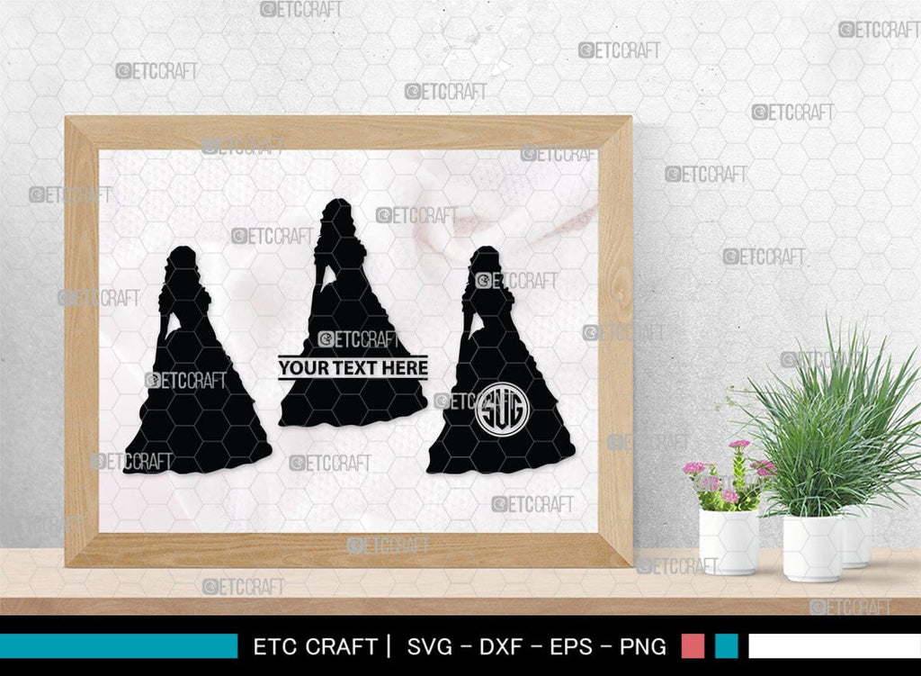 Victorian Woman Monogram, Victorian Woman Silhouette, Victorian Woman ...