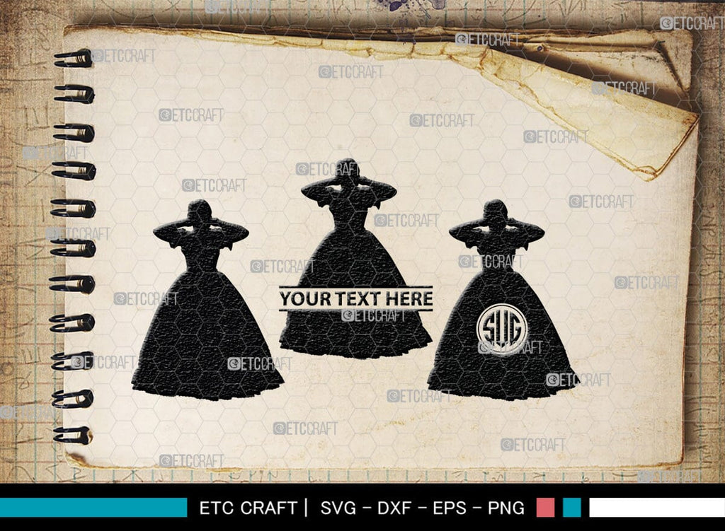 Victorian Woman Monogram, Victorian Woman Silhouette, Victorian Woman ...