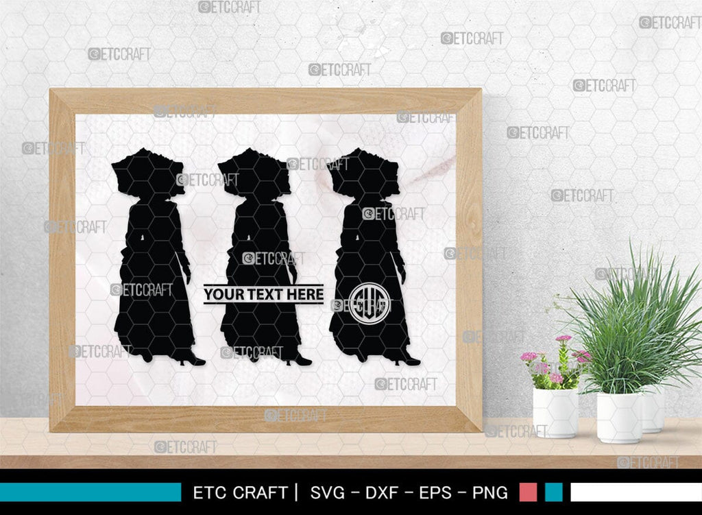 Victorian Woman Monogram, Victorian Woman Silhouette, Victorian Woman ...