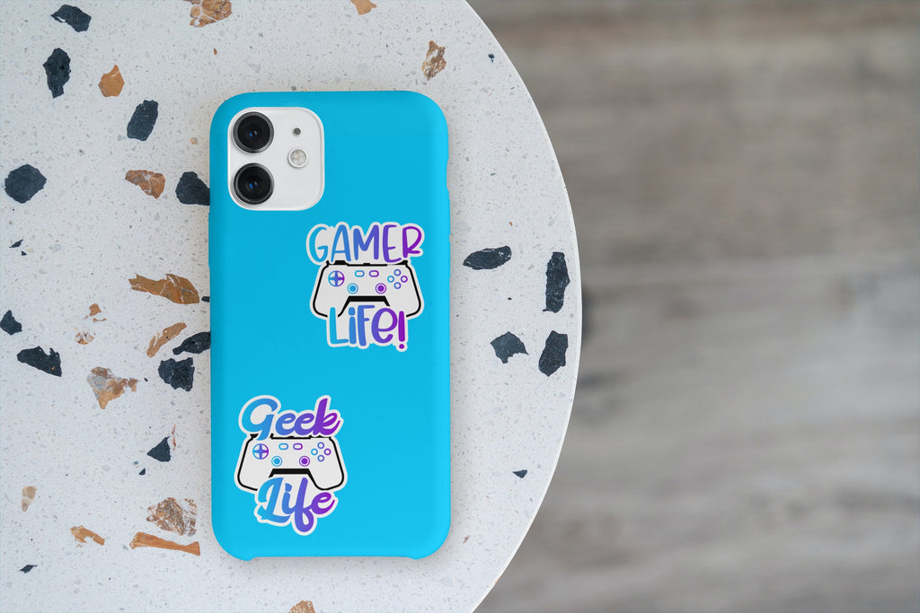 Video Game Printable Stickers Mini Bundle 2 - So Fontsy