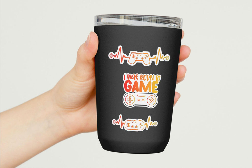 Video Game Printable Stickers Mini Bundle 4 - So Fontsy