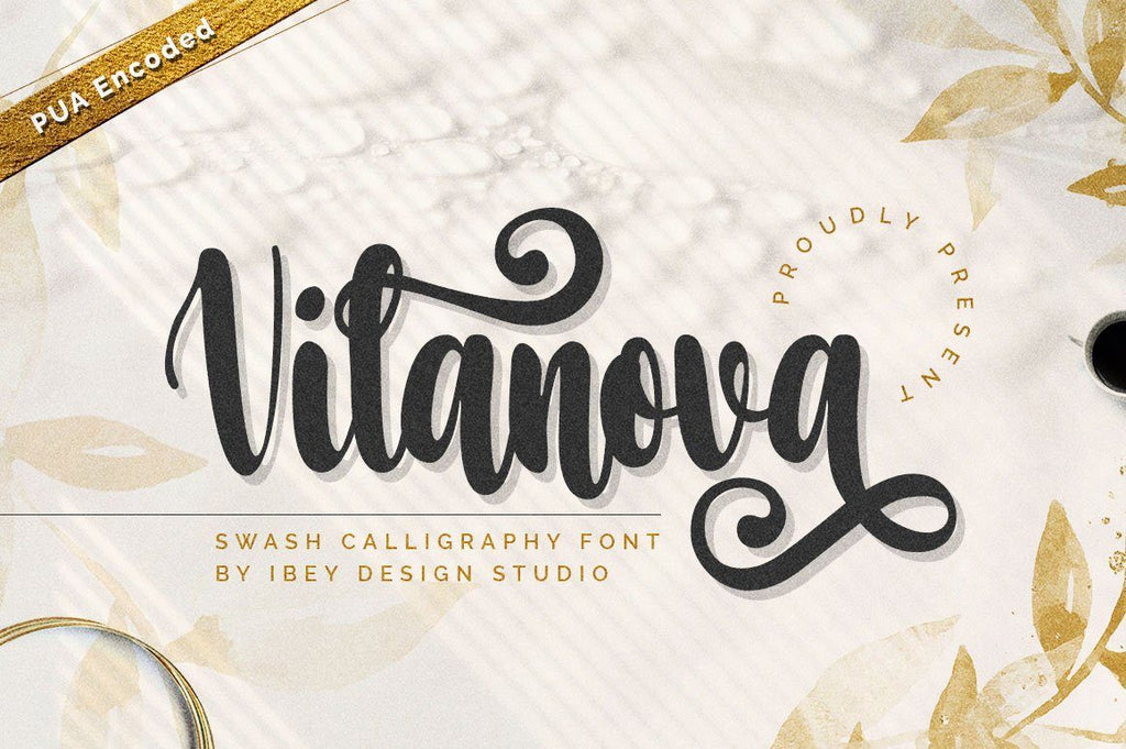 Vilanova - Modern Calligraphy Font - So Fontsy