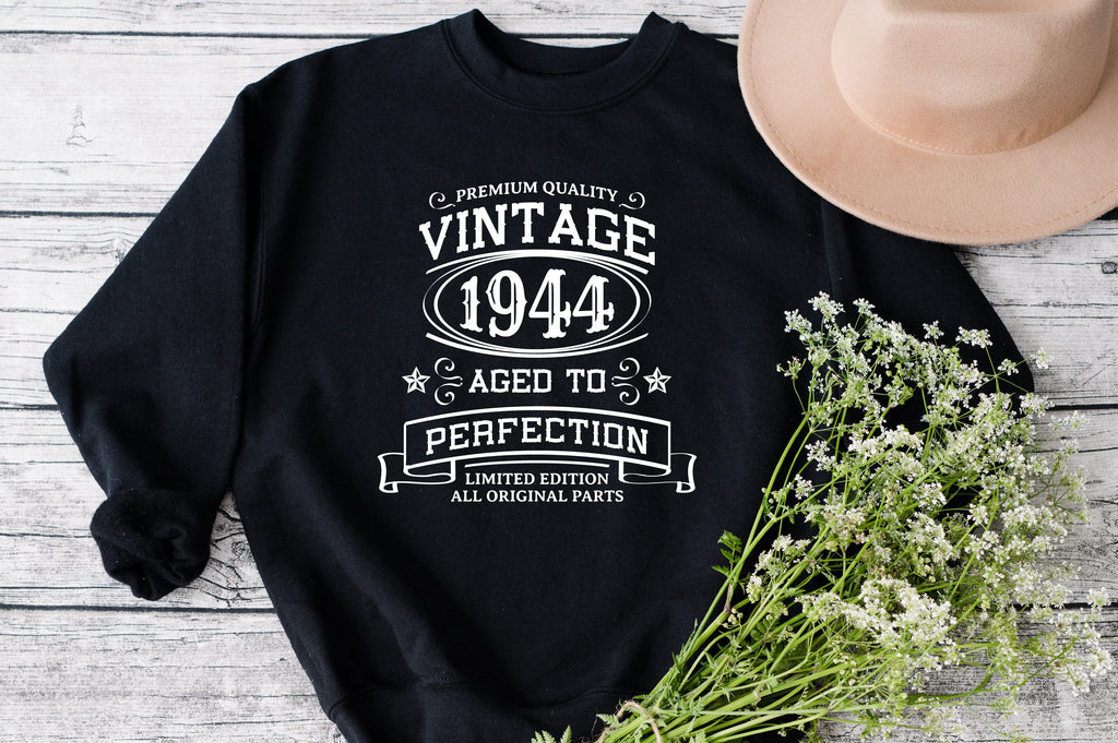 Vintage 1944 Svg, Vintage Birthday svg, limited edition svg, funny ...