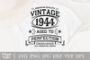 Vintage 1944 Svg, Vintage Birthday svg, limited edition svg, funny ...
