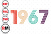 Vintage 1967 SVG, PNG, DXF Files - So Fontsy