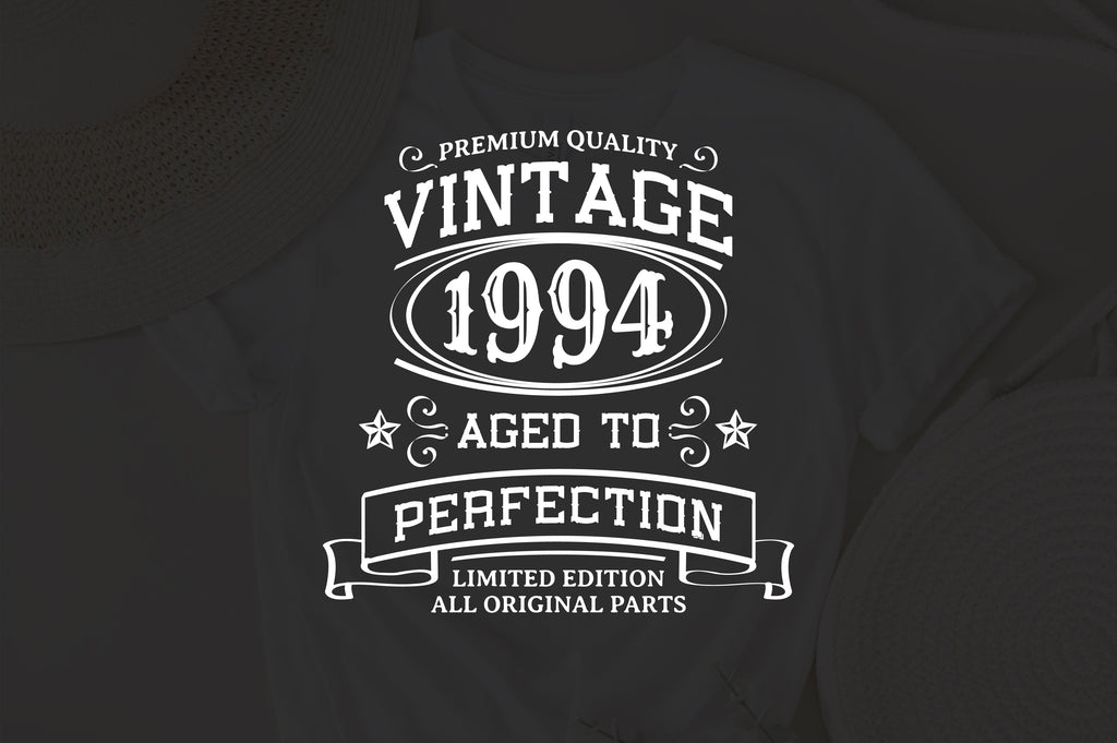 Vintage 1994 Svg, Vintage Birthday svg, limited edition svg, funny ...