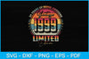 Vintage 1999 Limited Edition 24 year old 24th Birthday Svg Design - So ...
