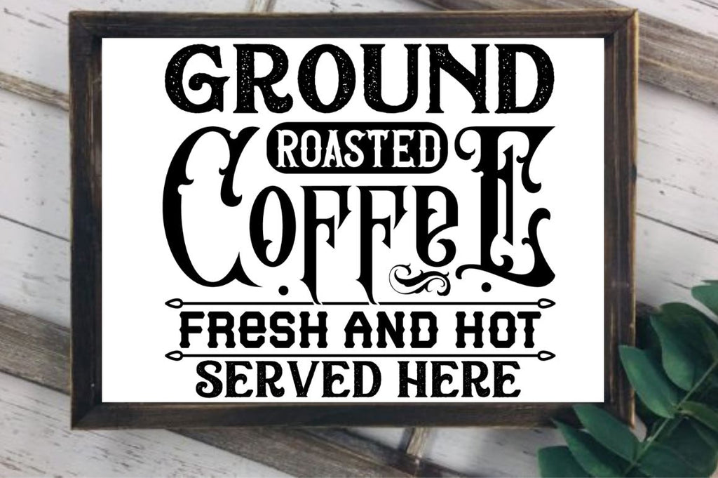 Vintage Coffee Sign Svg Bundle - So Fontsy