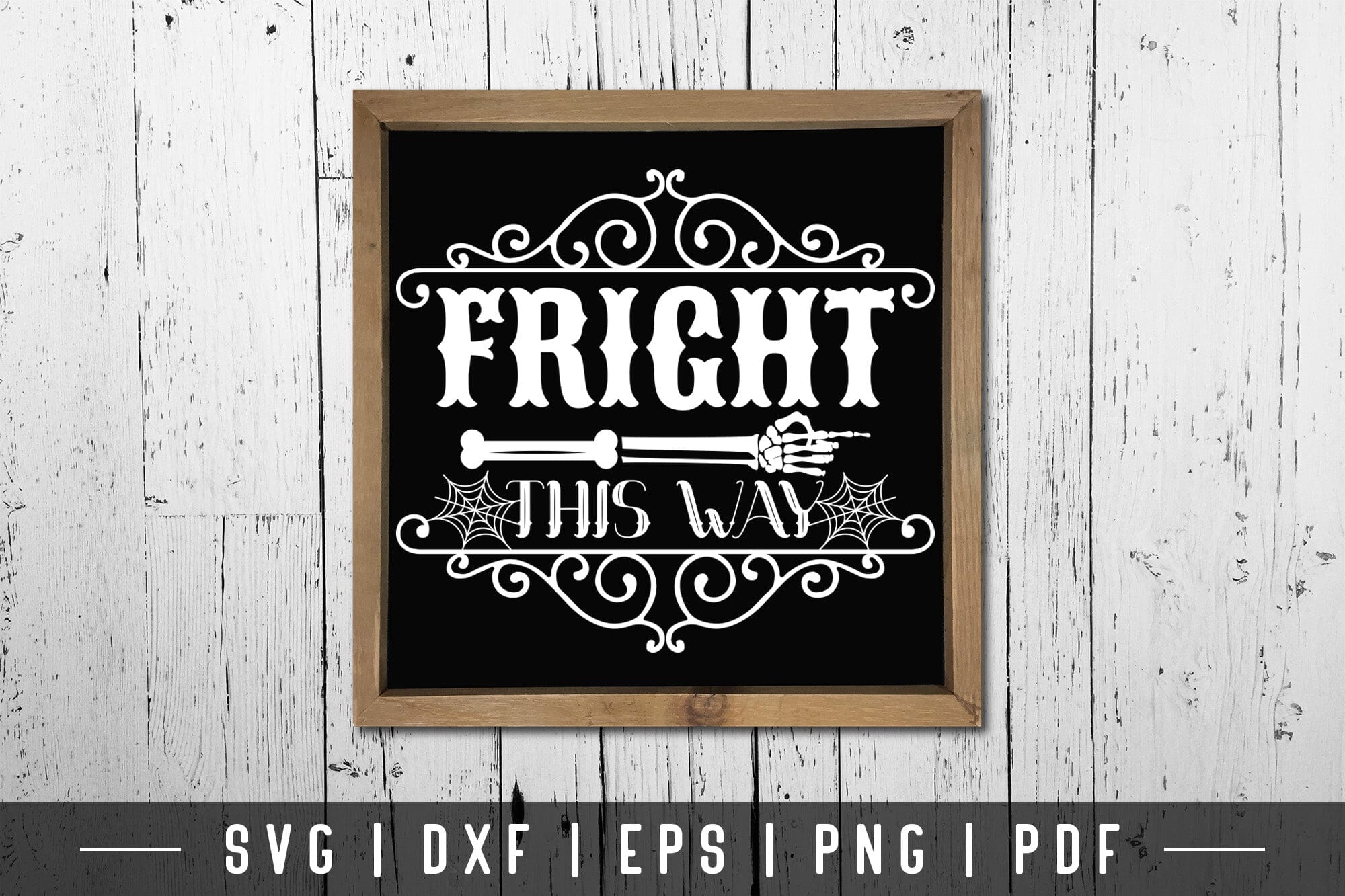 Vintage Halloween SVG | Fright This Way SVG - So Fontsy