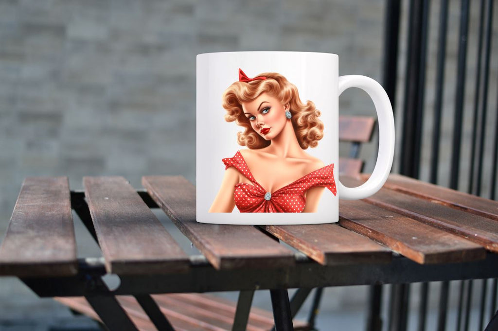 Vintage Pin-up Girl Sublimation Bundle - So Fontsy