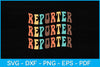 Vintage Retro Reporter Svg Design - So Fontsy