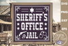 VIntage Sheriff's Office Sign | Western Svg | Jail Svg - So Fontsy