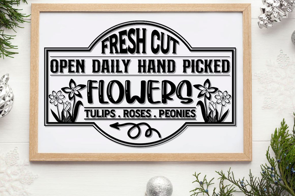 Vintage Spring Sign SVG Bundle - So Fontsy