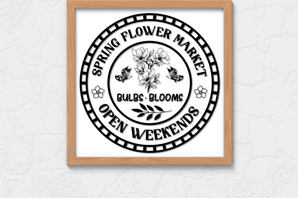 Vintage Spring Sign SVG Bundle - So Fontsy