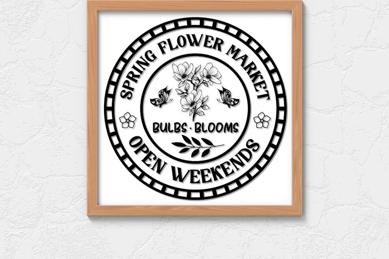 Vintage Spring Sign SVG Bundle - So Fontsy