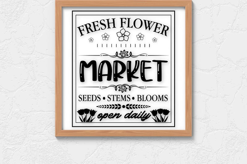 Vintage Spring Sign SVG Bundle - So Fontsy