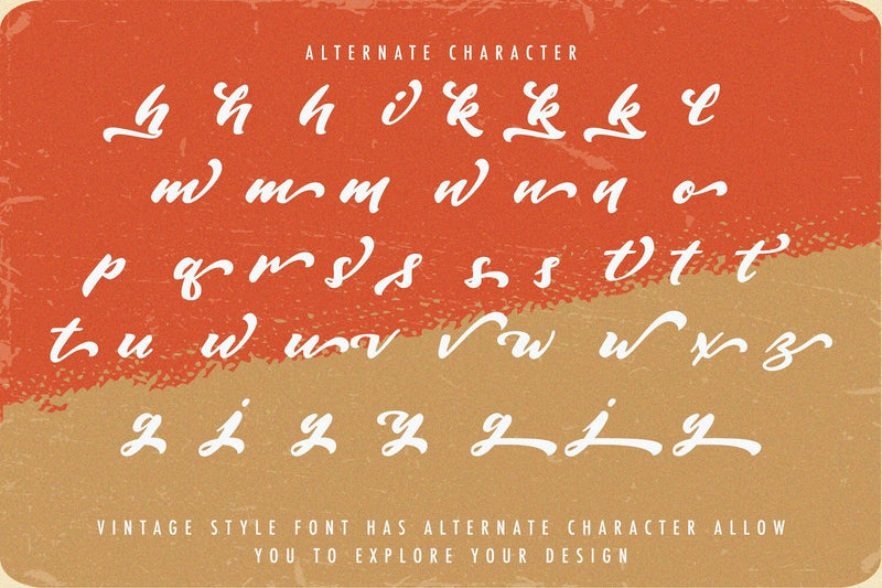 Vintage Style - Bold Script Font - So Fontsy