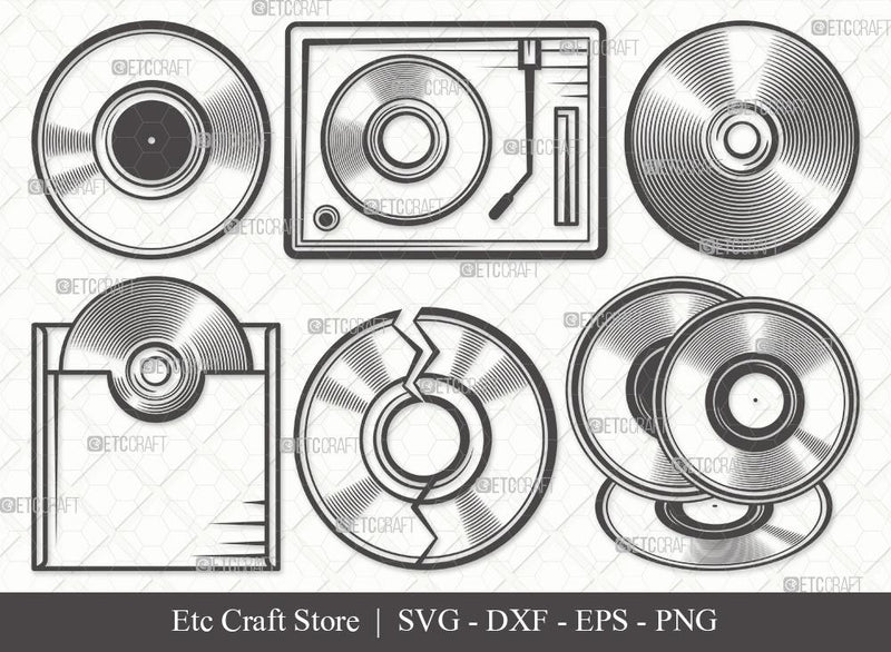 Vinyl Record Outline SVG Cut File | Talk Bubble Svg | Text Bubble Svg ...