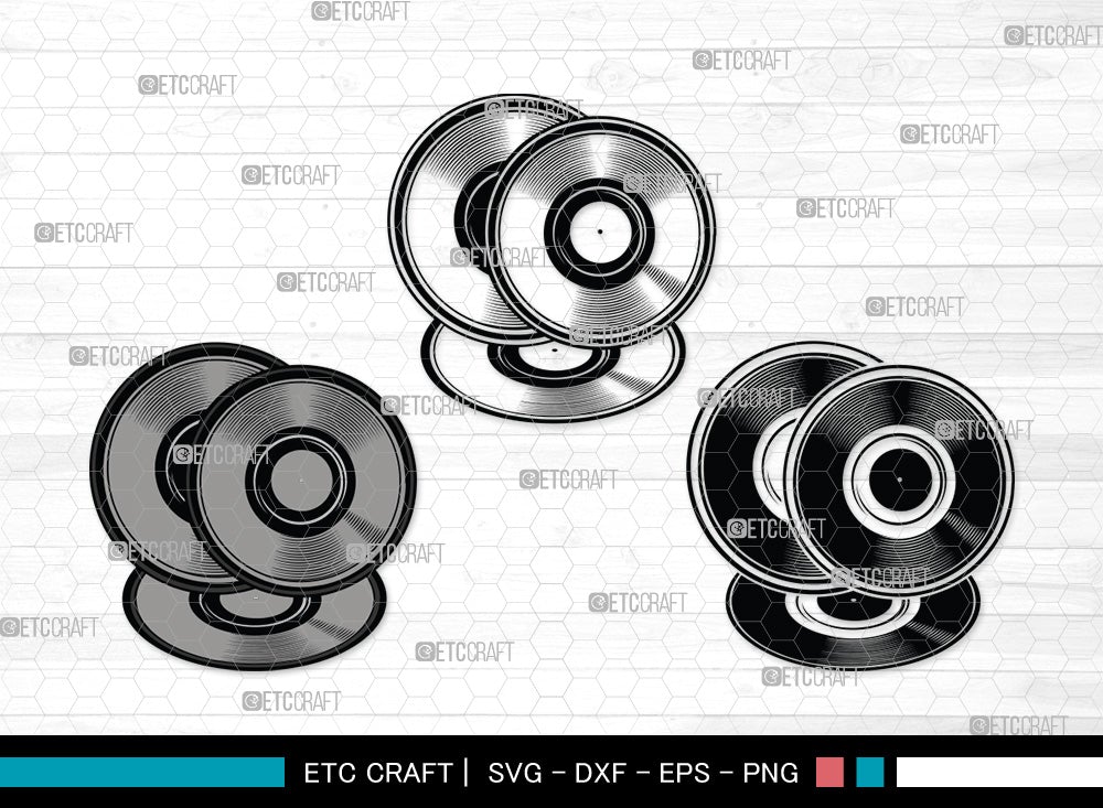 Vinyl Record SVG | Vinyl Disc Svg | Vinyl Record Svg | Dj Turntable Svg ...
