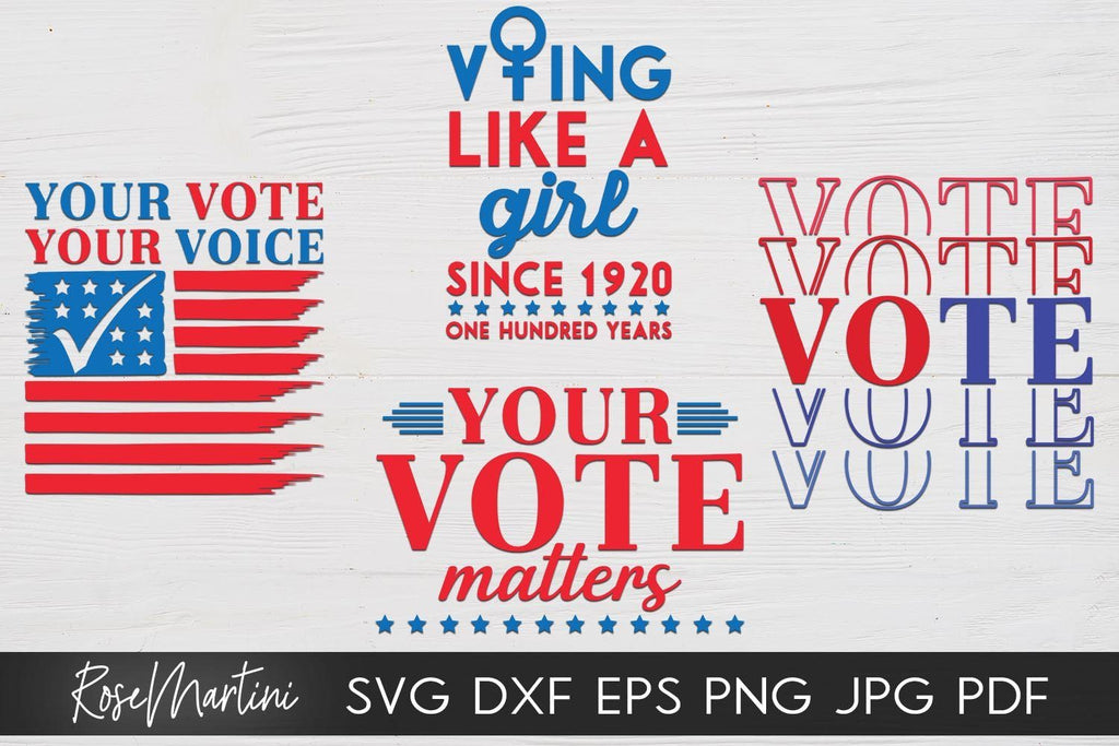Vote SVG Bundle Cricut Silhouette SVG PNG Sublimation 2020 Election Day ...