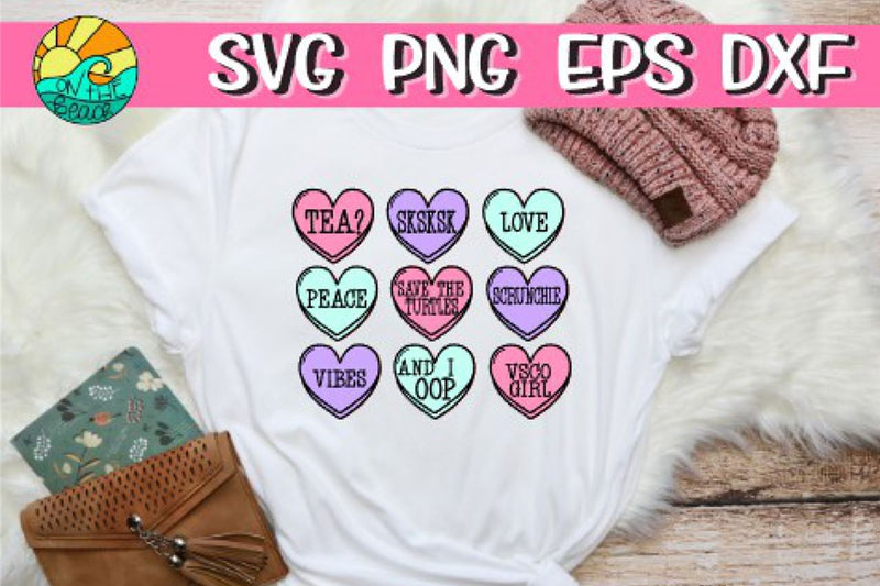 VSCO - Hearts - SVG PNG EPS DXF - So Fontsy