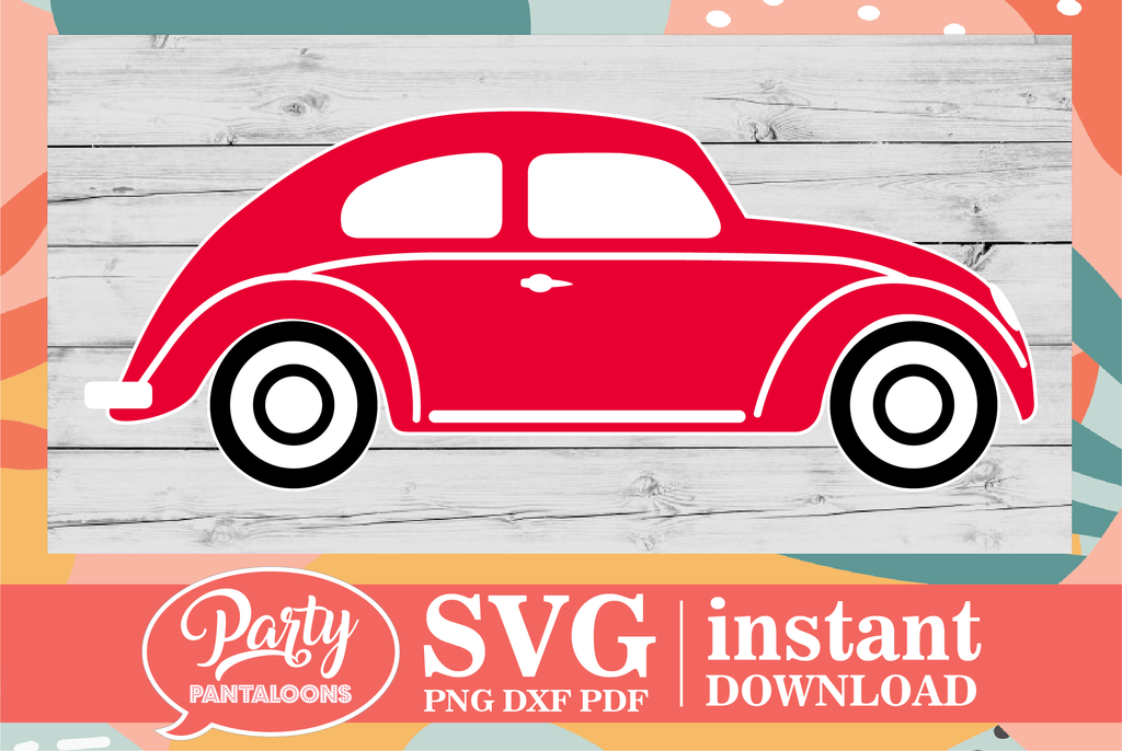 VW BUG | retro VW beetle car, retro car SVG - So Fontsy