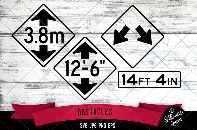 W12 series Obstacles Icon SVG -Vector Symbol Commercial & Personal Use ...