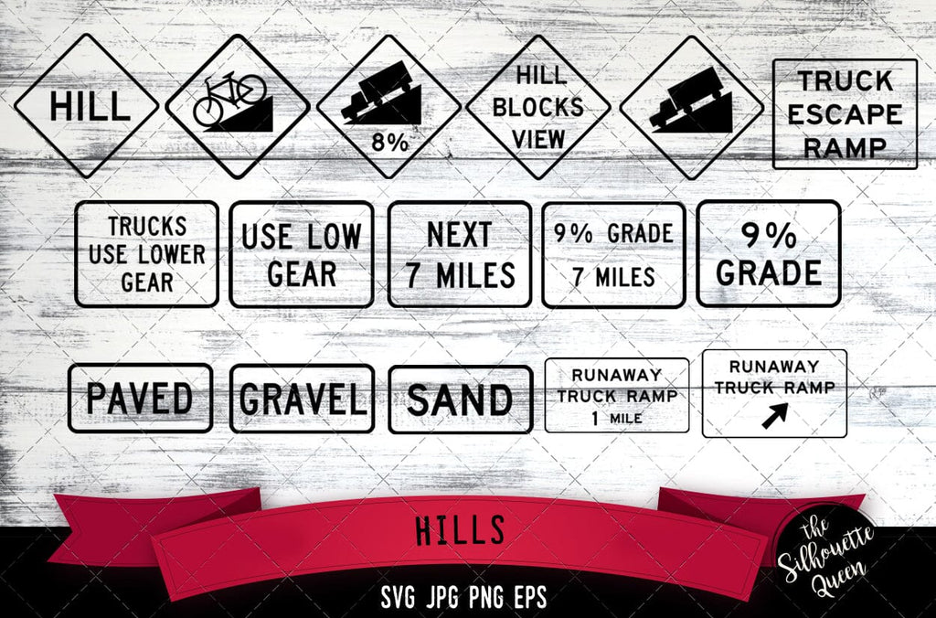 W7 series Hills Icon SVG -Vector Symbol Commercial & Personal Use- Cri ...