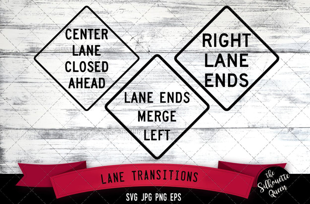 W9 series Lane transitions Icon SVG -Vector Symbol Commercial & Person ...