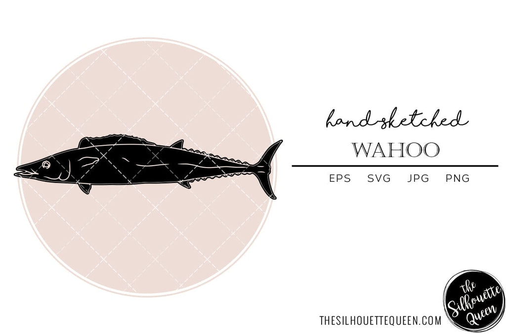 Wahoo Hand sketched, hand drawn vector clipart - So Fontsy
