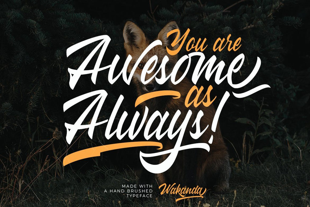 Wakanda Script - So Fontsy