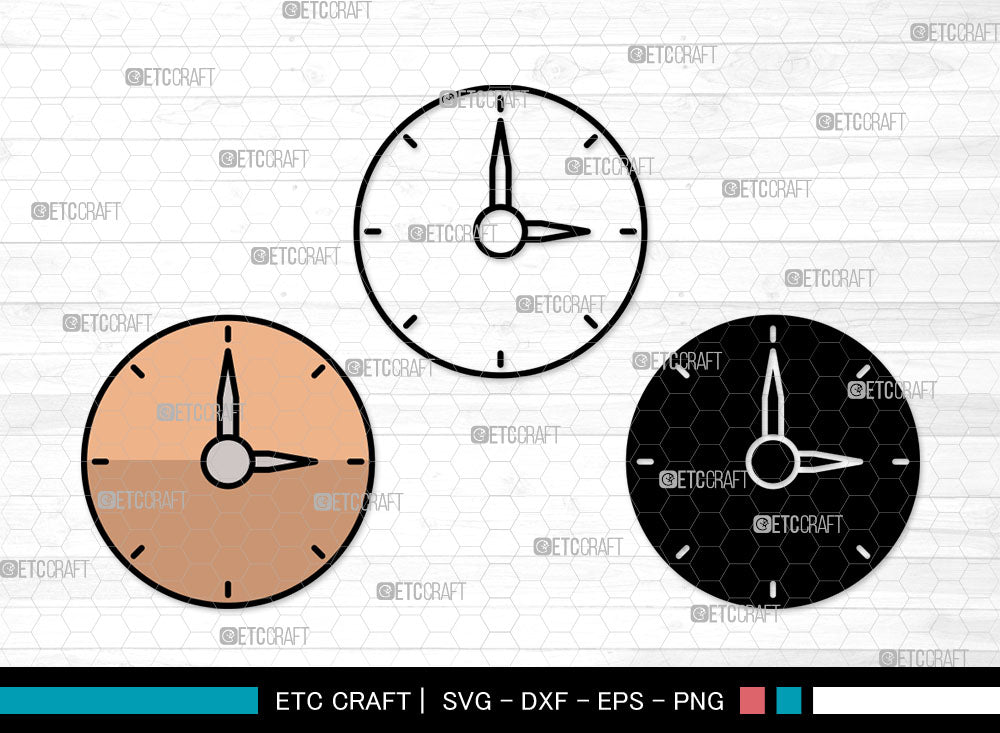 Wall Clock Icons Color, Wall Clock Svg, Watch Svg, Wall Clocks, Clock ...
