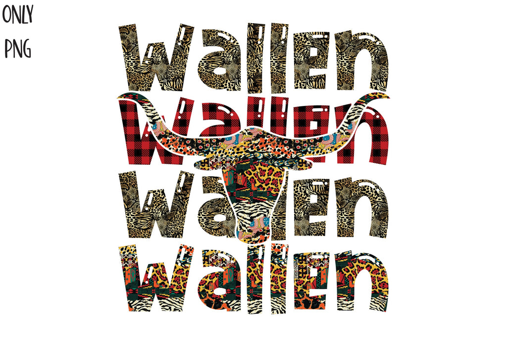 Wallen Sublimation PNG - So Fontsy