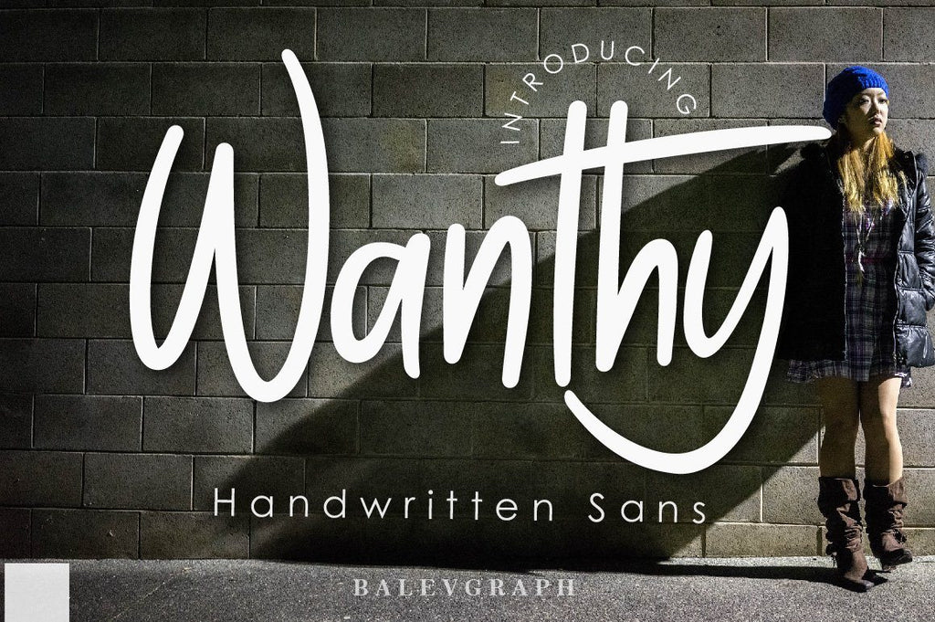 Wanthy Handwritten Font | So Fontsy