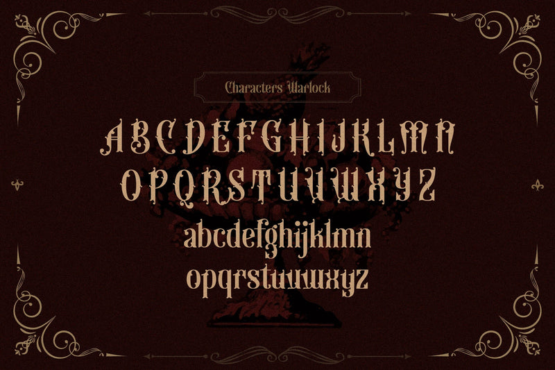 Warlock Typeface - So Fontsy