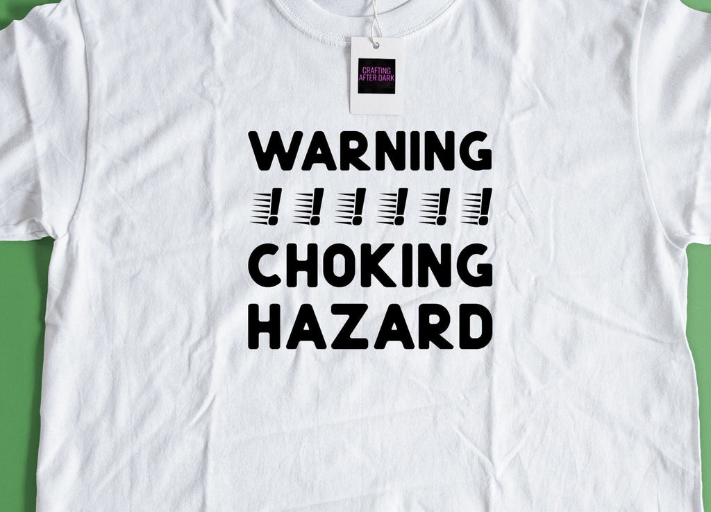 Warning Choking Hazard SVG Design | So Fontsy