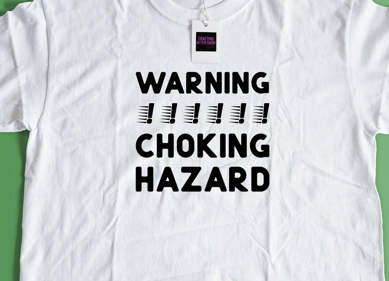 Warning Choking Hazard SVG Design | So Fontsy
