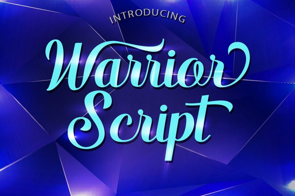 Warrior Script - So Fontsy