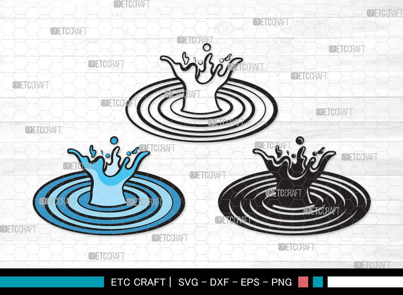 Water Droplets SVG | Droplets Svg | Drop Svg | Raindrop Svg | Water ...