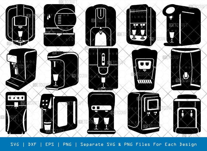 Water Filter Silhouette, Filter SVG, Filter Svg, Water Purifier Svg ...