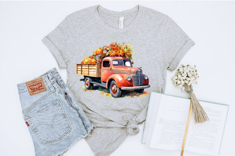 Watercolor Autumn Clipart, Thanksgiving Sublimation Bundle - So Fontsy