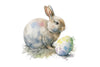 Watercolor easter bunny Bundle - So Fontsy