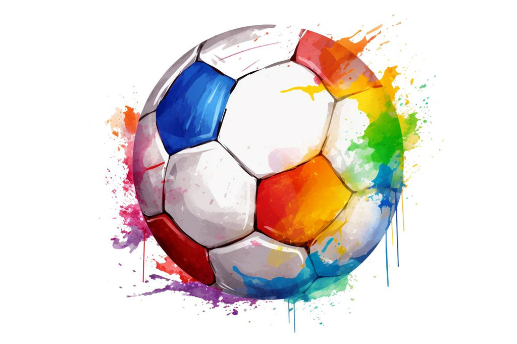watercolor Football Clipart Bundle - So Fontsy