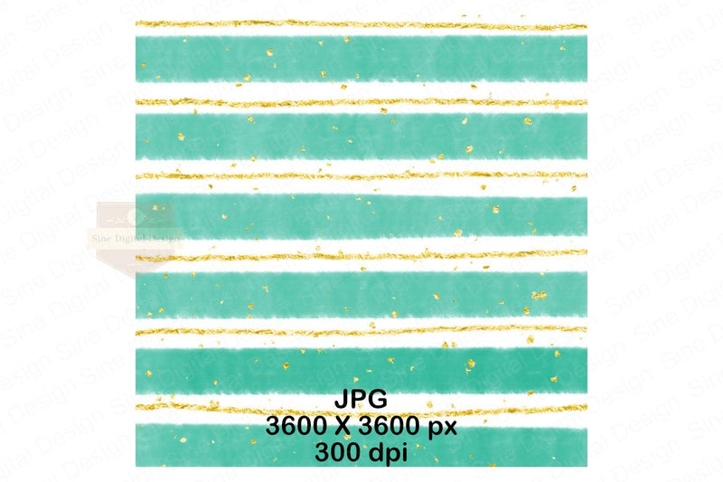 Watercolor Gold Glitter Digital Paper Backgrounds Pack - So Fontsy