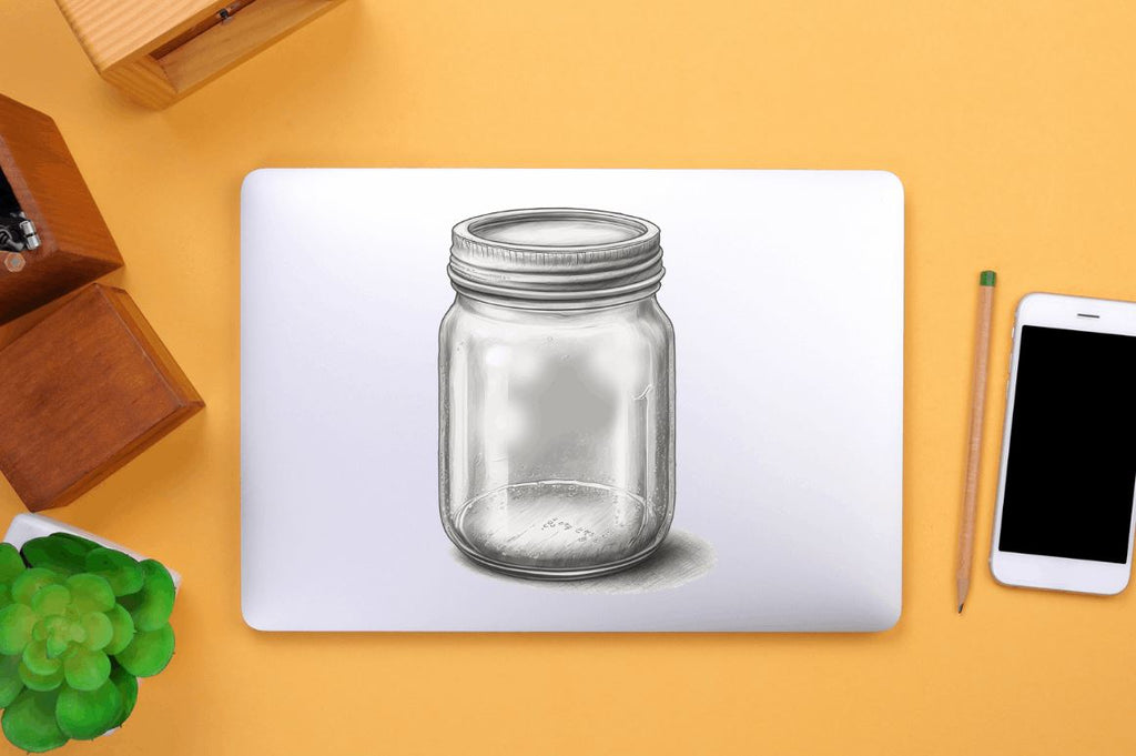 Watercolor Mason Jar Clipart Bundle - So Fontsy