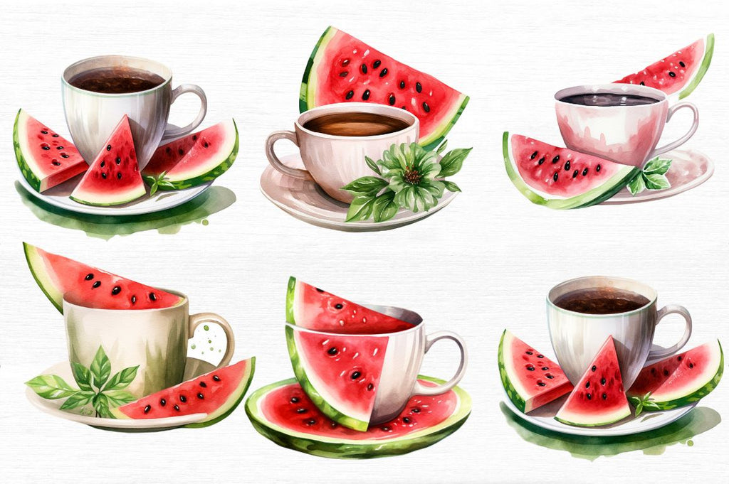 Watermelon Coffee Cup Bundle - So Fontsy