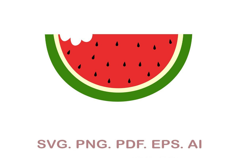 Watermelon SVG Cut File, Watermelon Svg, Watermelon Slice, Summer Svg ...