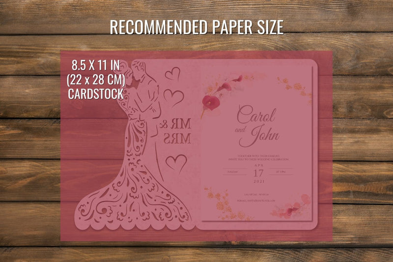 Wedding invitation templates SVG Bundle - So Fontsy